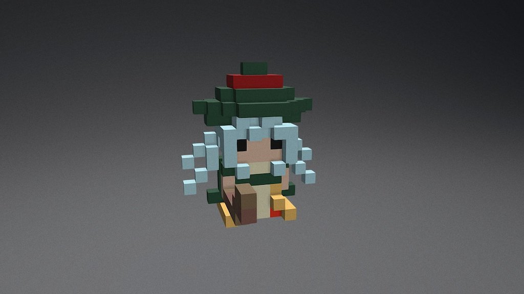 voxel characters - A 3D model collection by meigangwen - Sketchfab