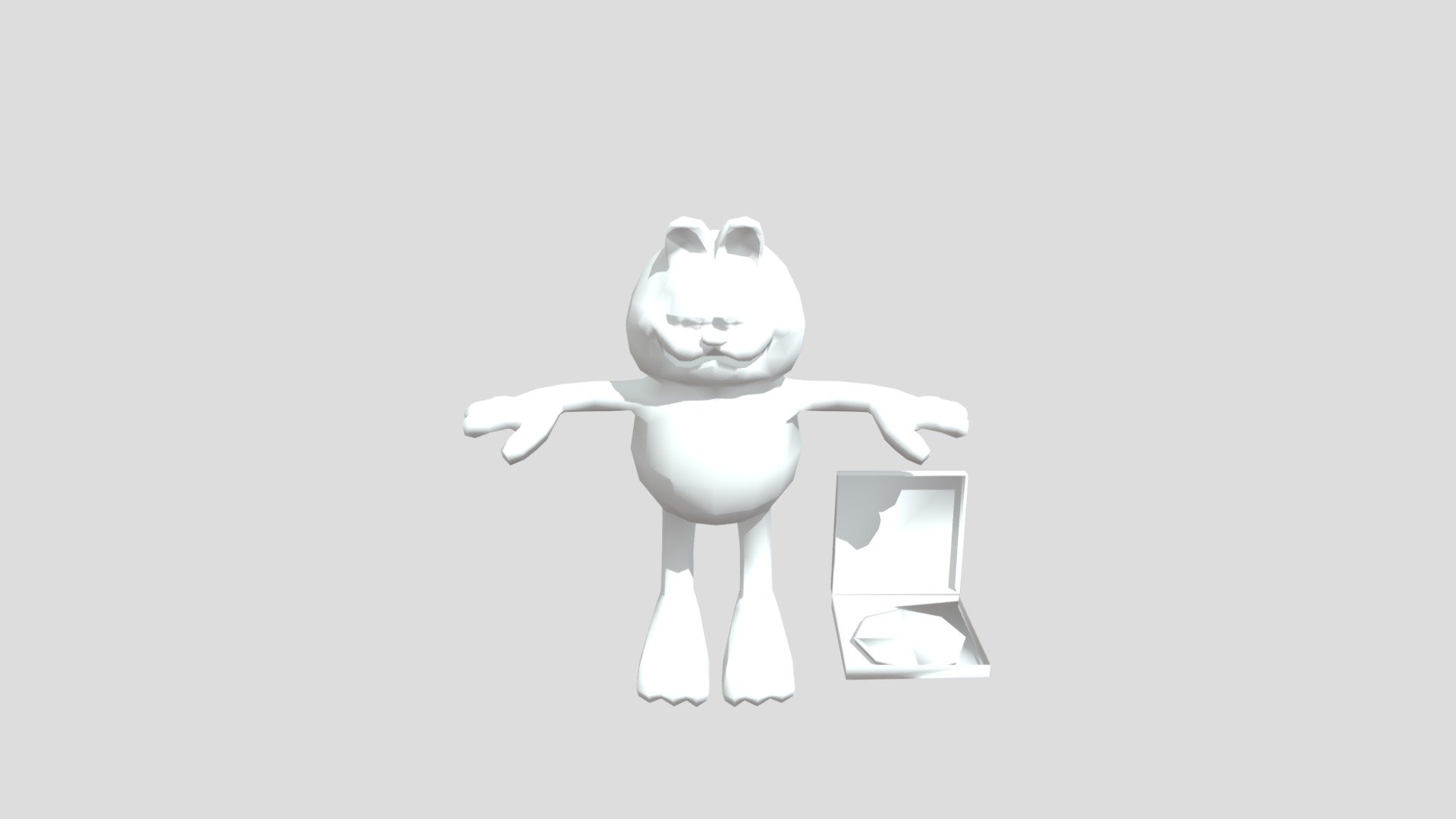 Garfield - Download Free 3D model by alexander81408 [28694a8] - Sketchfab