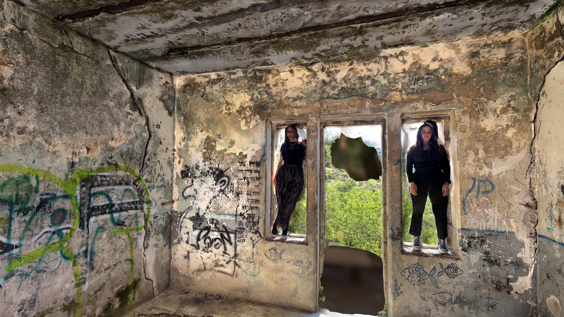 Lifta Graffiti Room - Polycam - Download Free 3D model by Moshe Caine ...