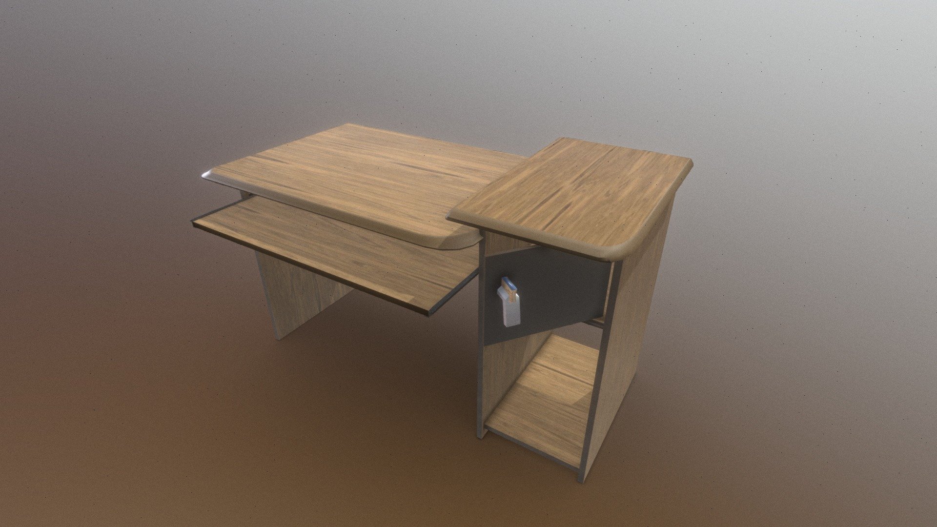 Simple.work_desk - Download Free 3D model by c.gleison [286b511 ...
