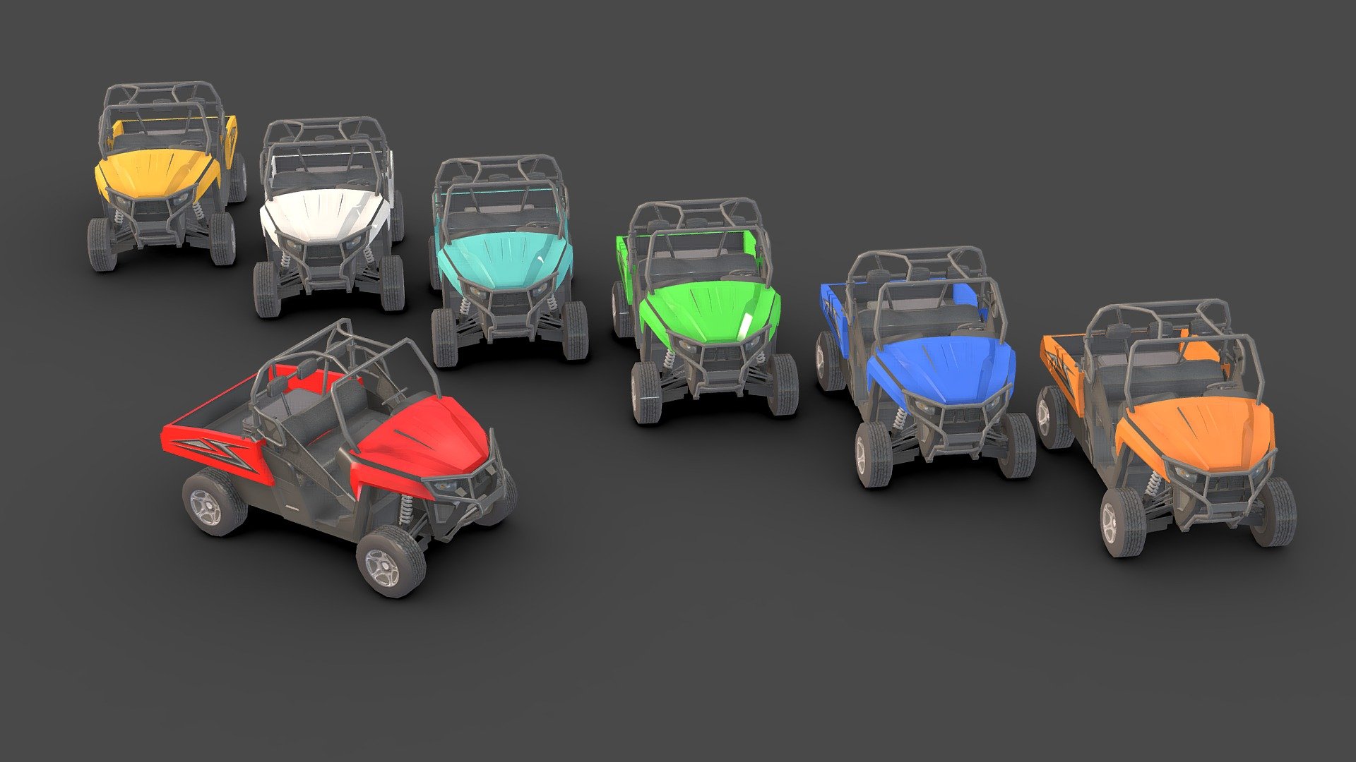 Buggy Cars - 3D model by Sidra (@Sidramax) [286bfbd] - Sketchfab