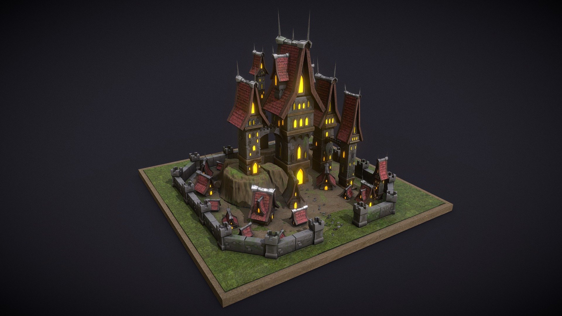 Menar_04_Colored - 3D model by Max Khodyriev (@forestelf7) [286cd79 ...