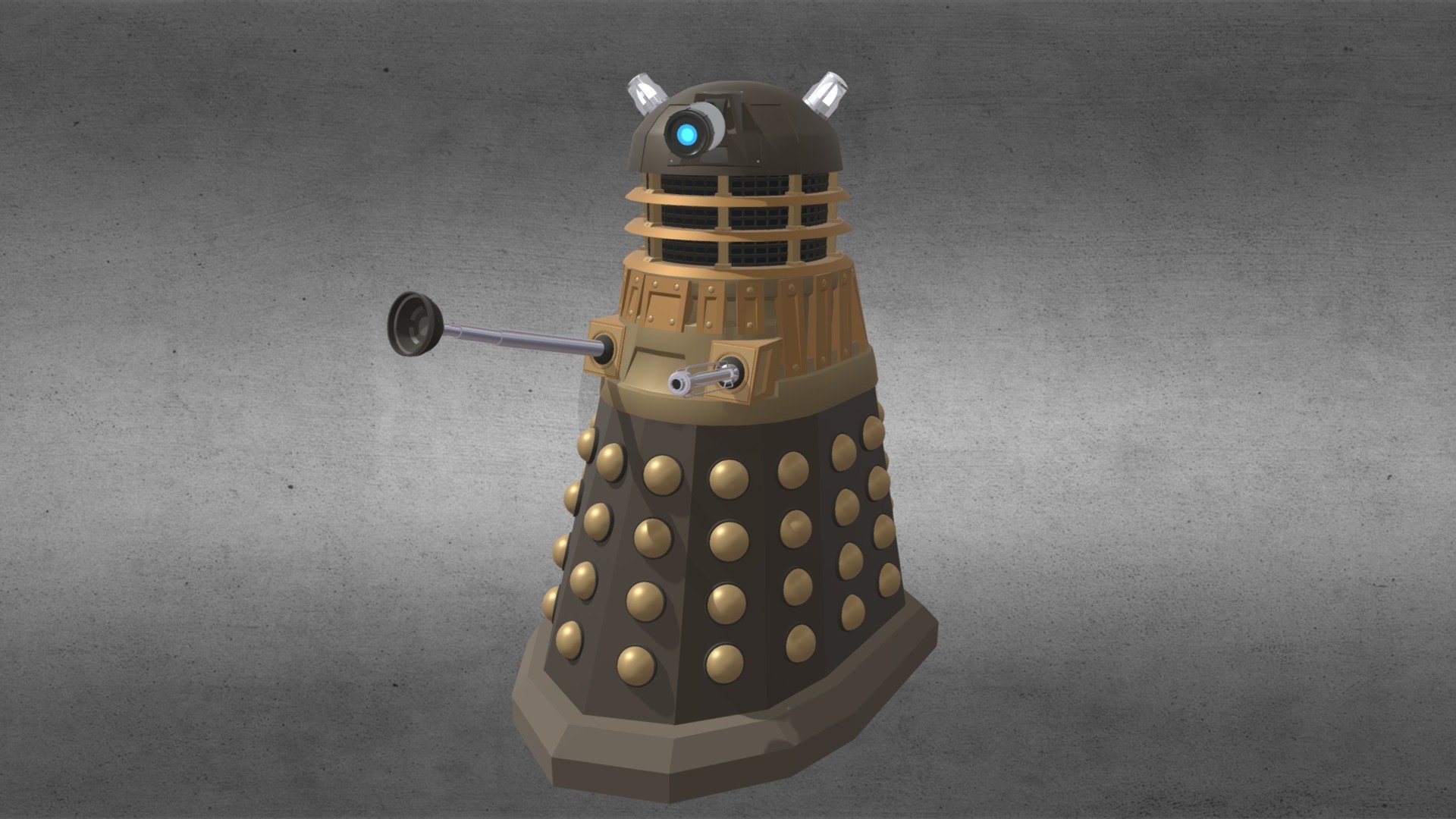 HW11_detailing_dalek - 3D model by immortal.rain [286d7fa] - Sketchfab