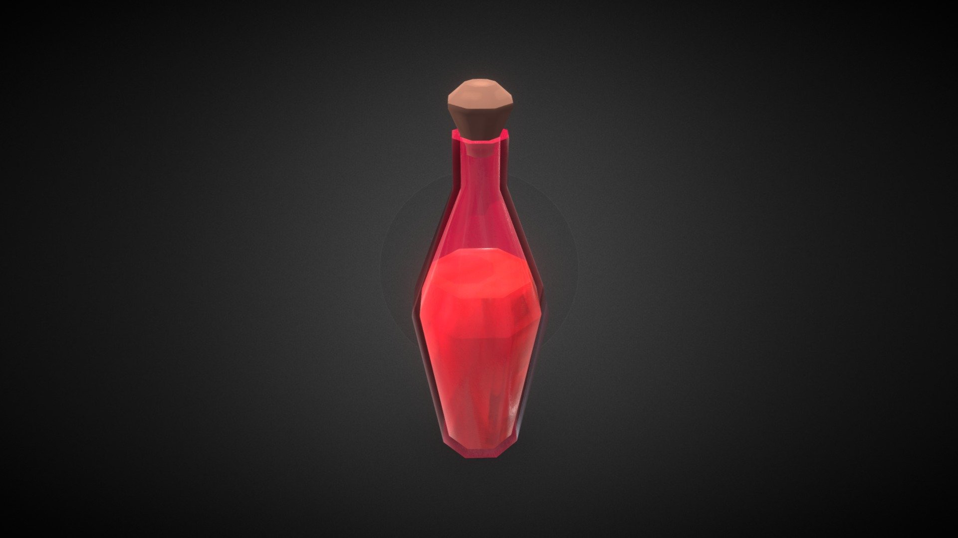 Glass Red "Health" potion - Buy Royalty Free 3D model by LURA (@lura ...