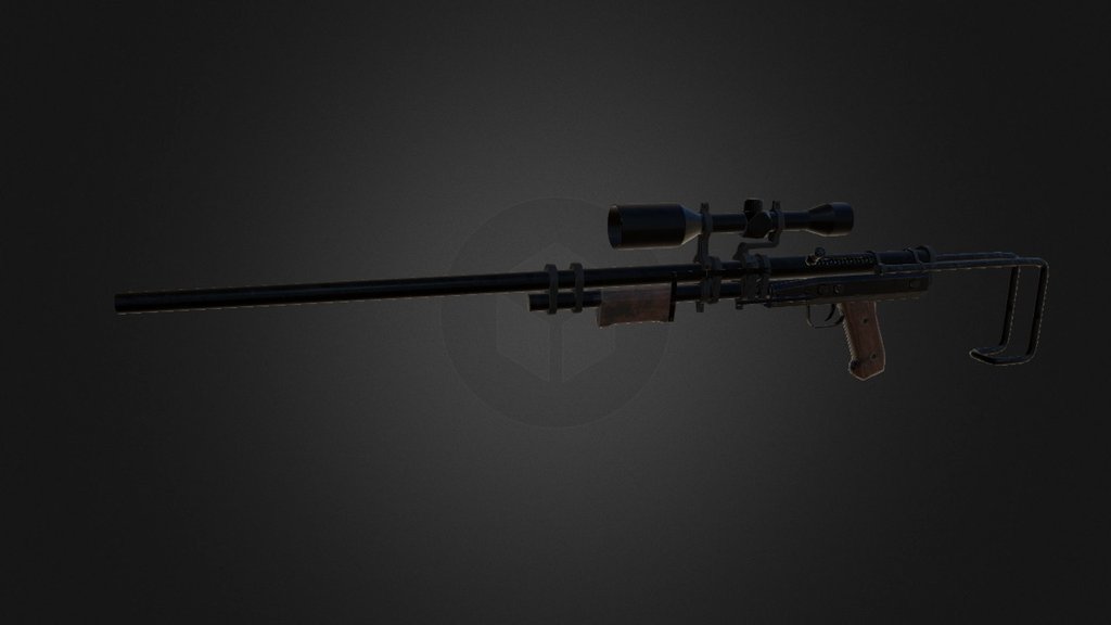 Long Rifle - 3D model by denjiow [28739e6] - Sketchfab