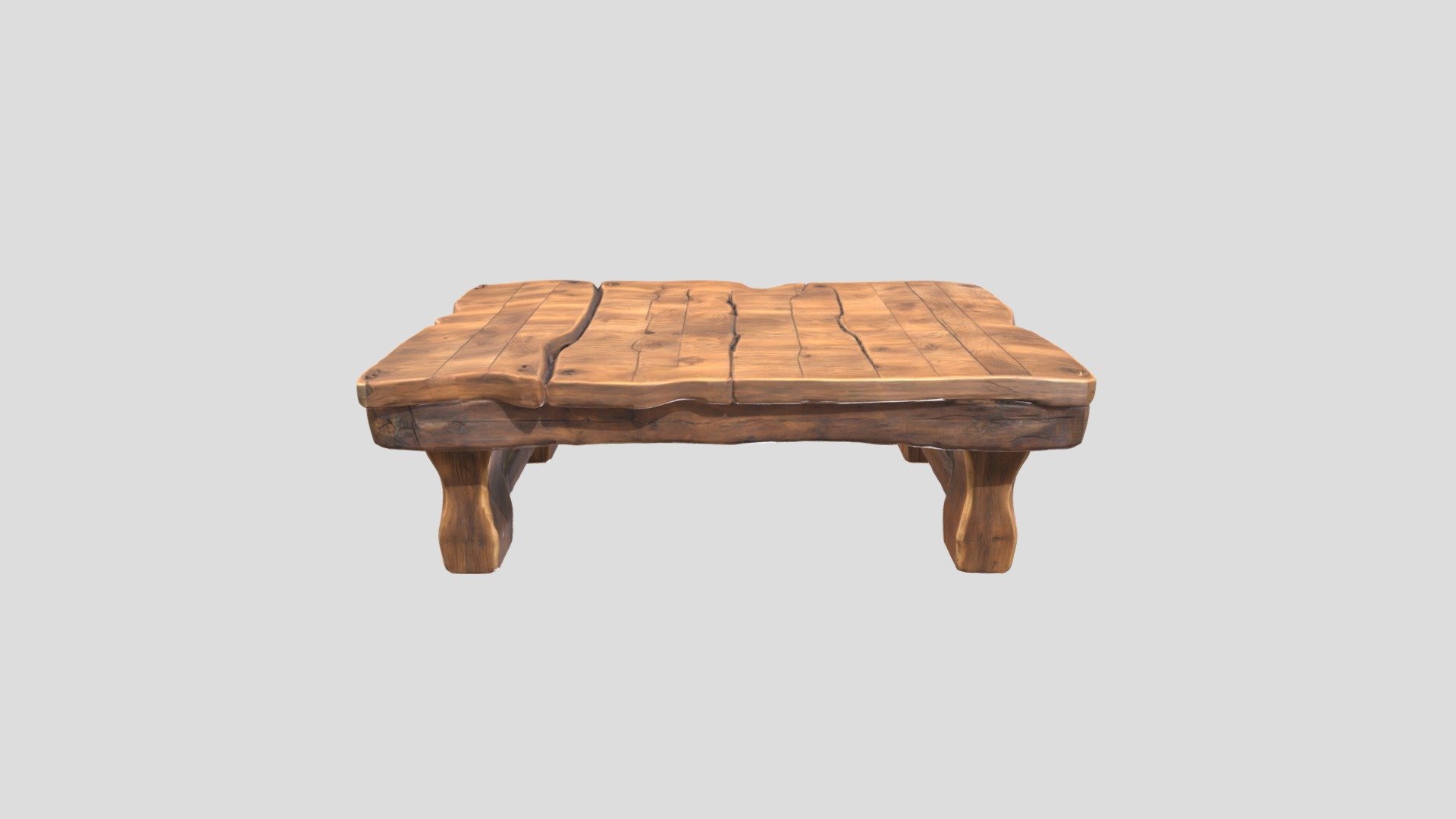 Rustic Table - Download Free 3D model by harbi515 [2874511] - Sketchfab