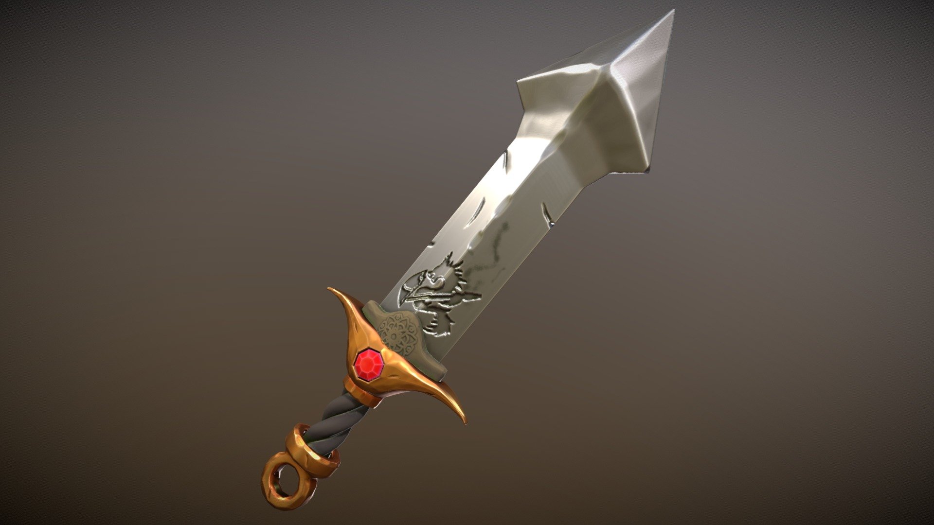 Stylized Sword - Download Free 3D model by richardfeynman [2874594 ...