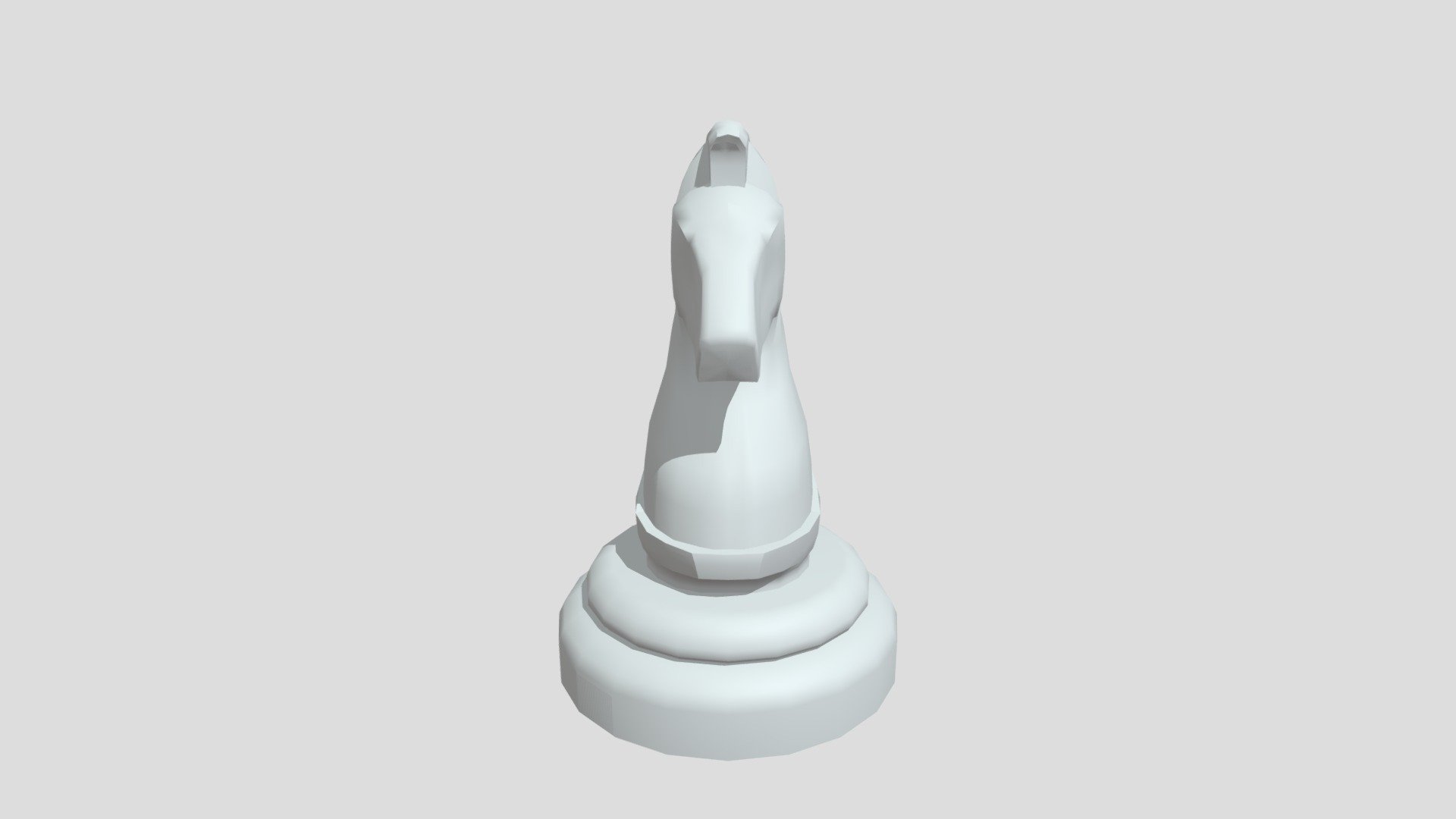 Knight_Chess_Untextured - 3D model by s3843027 [28750f5] - Sketchfab