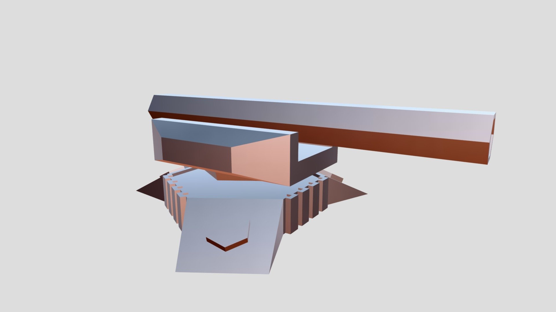 Turret Canon One - Download Free 3D model by Trockk (@Timrockk ...