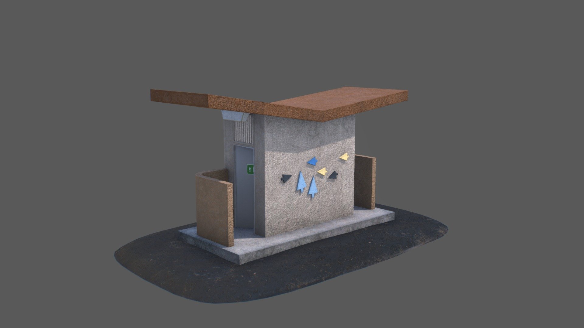 Suginami Public Bathroom - 3D model by Mikhail Nikolaev (@mikoniko ...