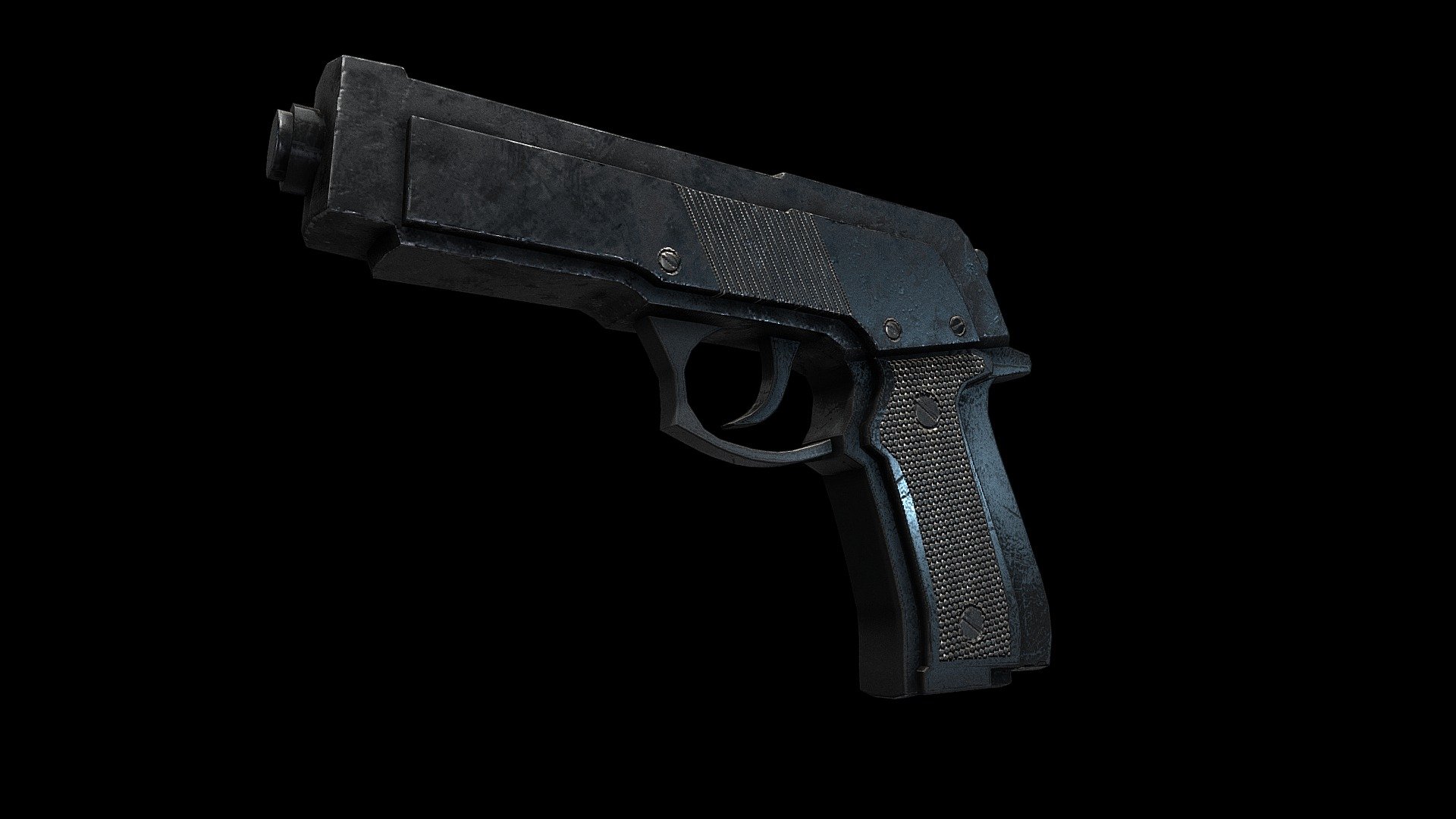 Hand Gun - Download Free 3D model by MatthewHicks [2878bcb] - Sketchfab