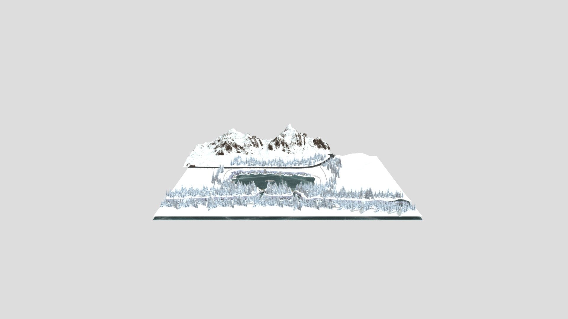 frozen lake - Download Free 3D model by amogusstrikesback2 [287a44f ...