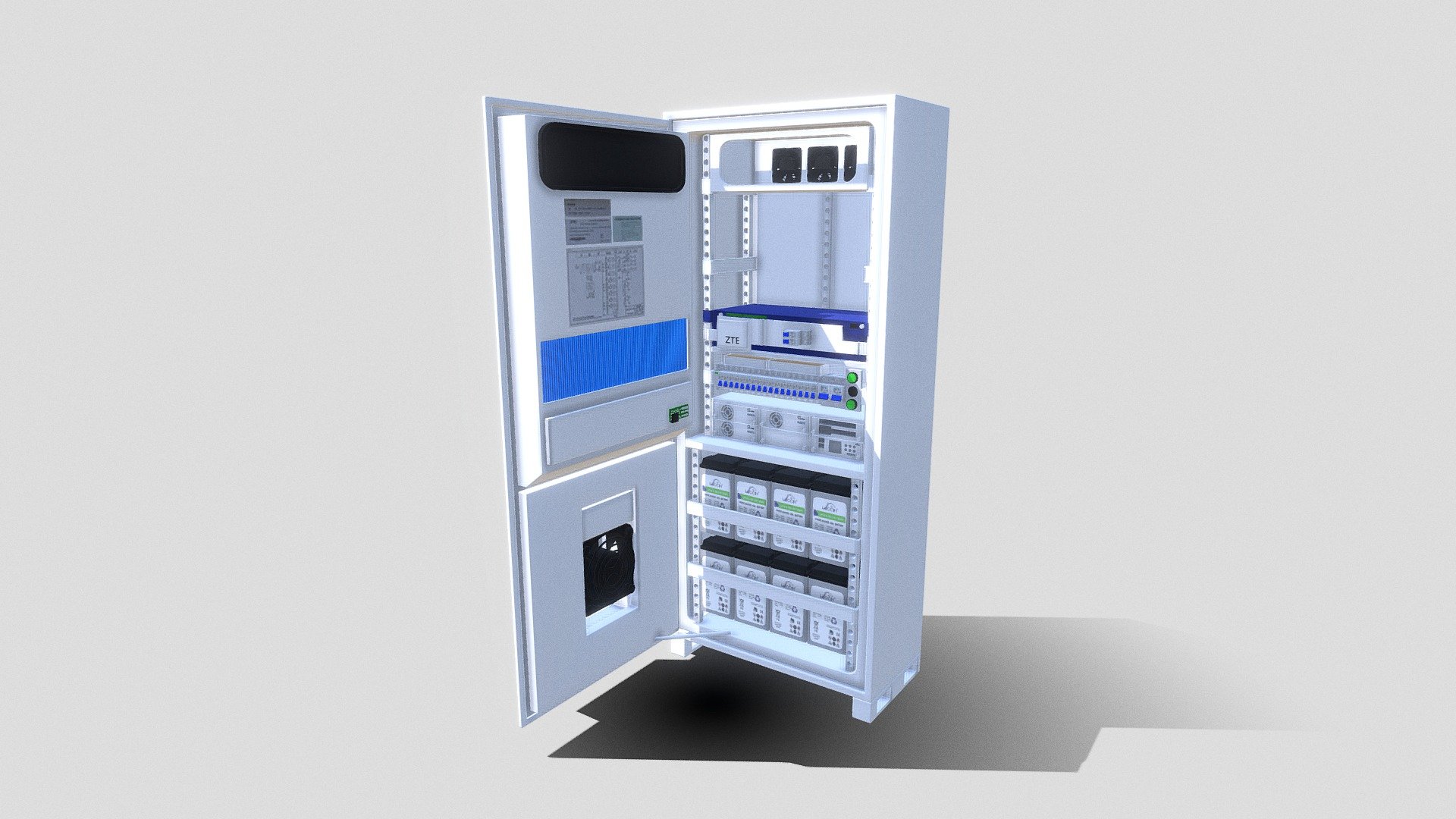 Cabinet Rectifier Rack - 3D model by Riy3Ds [287b930] - Sketchfab