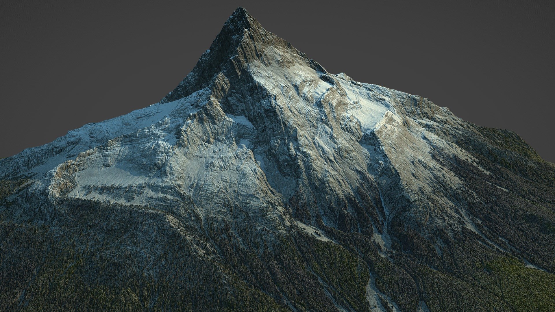 Granite Peak Mountain v3 - Buy Royalty Free 3D model by gamewarming ...