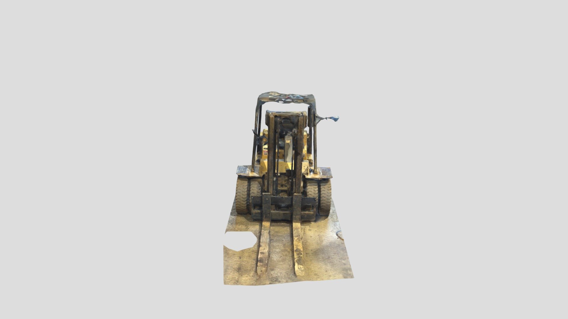 Caterpillar V-90-E Forklift - Download Free 3D model by ChaoTech ...