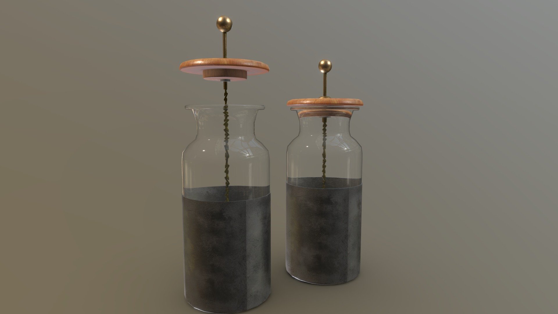 Leyden Jar - 3D model by olemolvig [2882d6c] - Sketchfab
