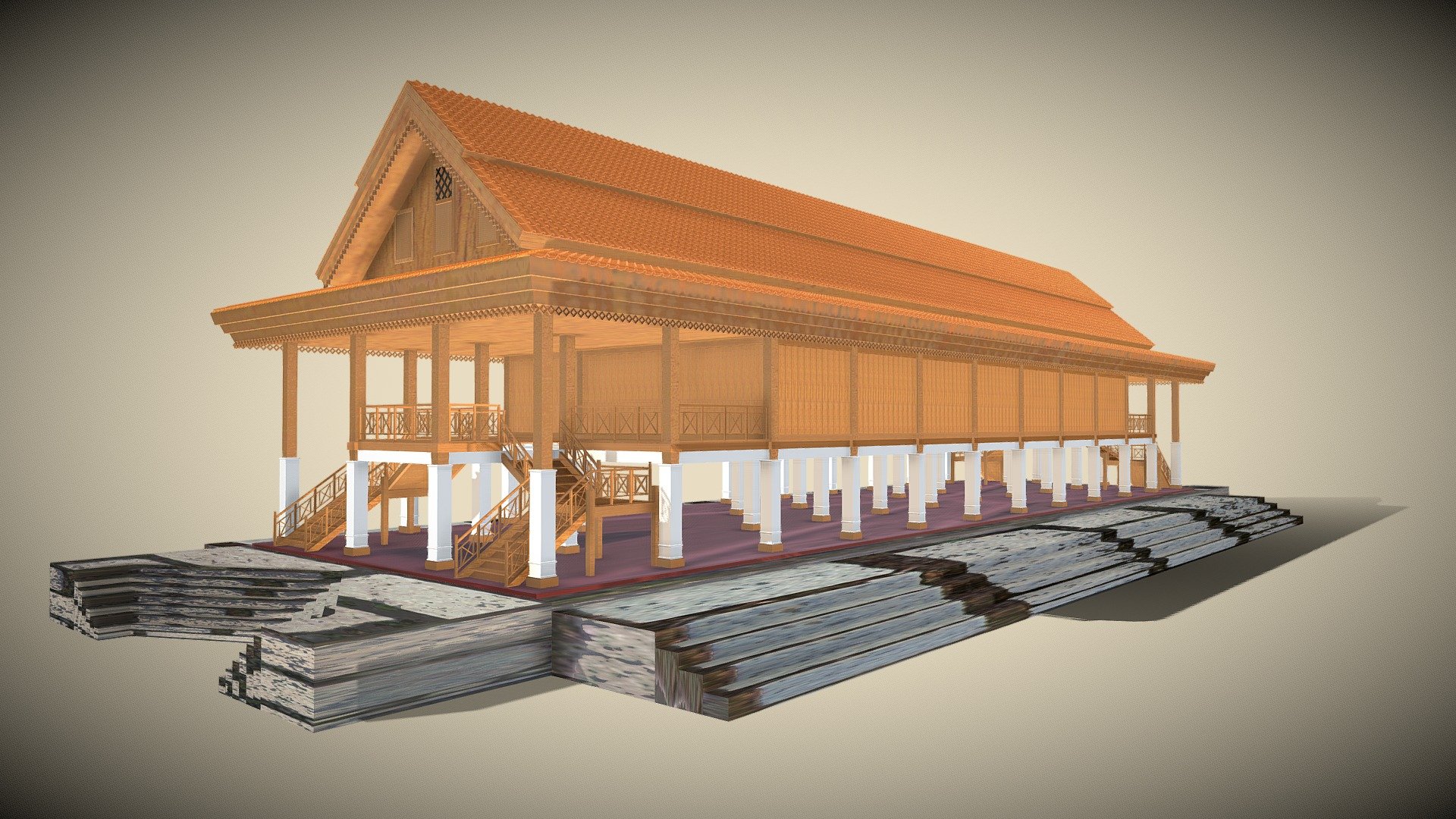 Dulohupa - 3D model by Asyraaf Ahmadi (@asyraaf) [2883217] - Sketchfab