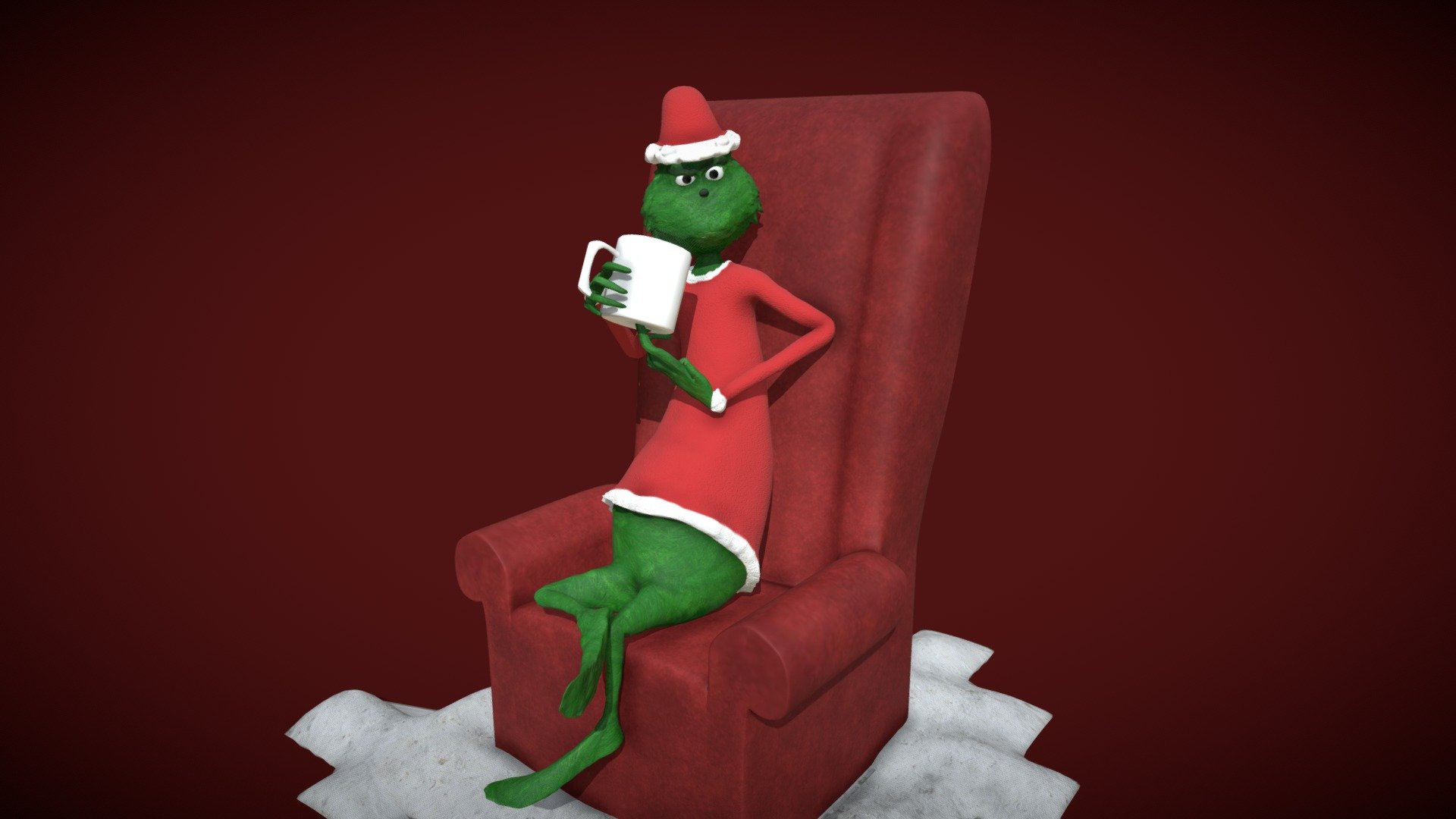 The Grinch Claus - Buy Royalty Free 3D model by Mike3 117 (@Mike.Llanas ...