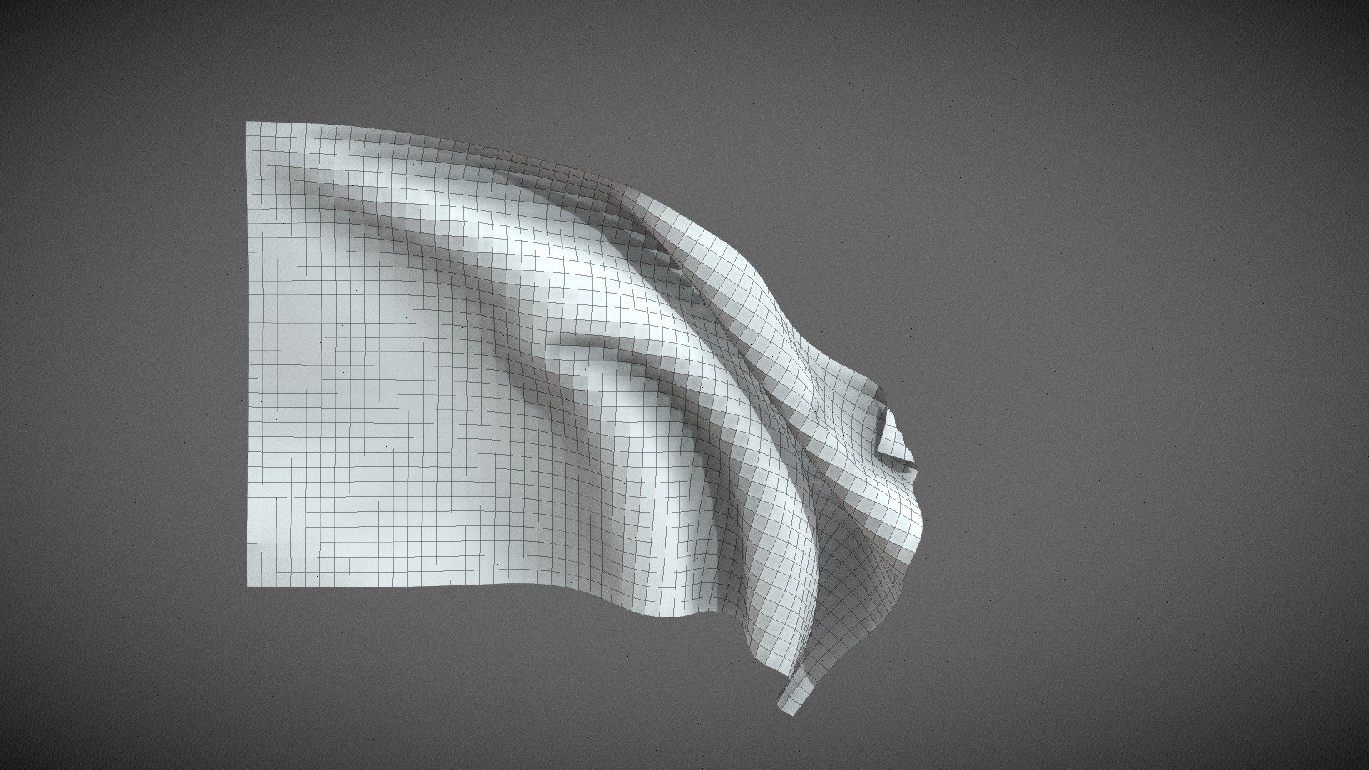 Flag Geometry Cloth Simulation Perfect Loop - Download Free 3D model by ...