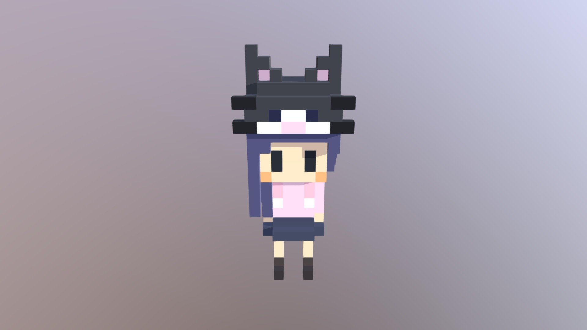 Cat Girl - 3D model by Leo_Gamer718 [288763b] - Sketchfab