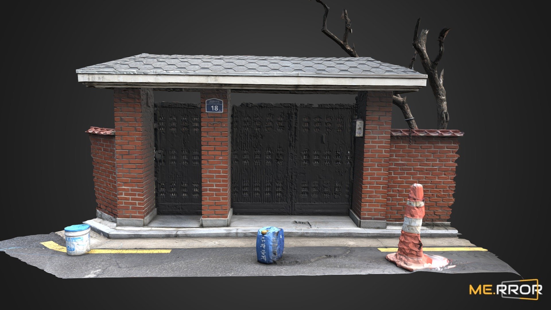 Korean Front Gate 1 - Buy Royalty Free 3D model by ME.RROR Studio ...