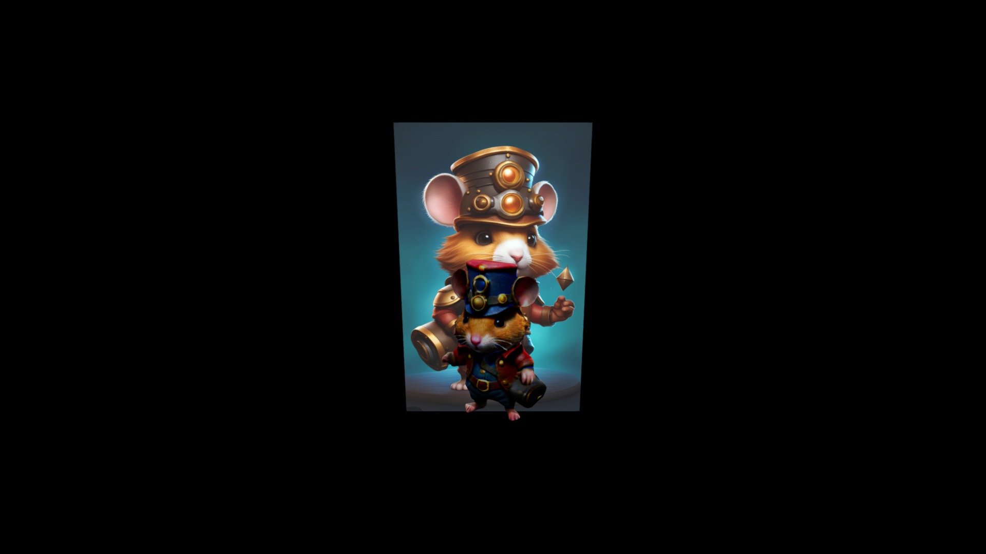 "Steampunk Mouse" A mouse dressed in a steamp - Download Free 3D model ...