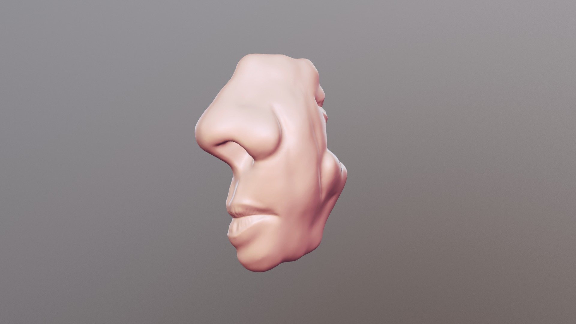 Sculptjanuary 18 Day 1: Mouth & Nose - 3D model by artoo [288b2cf ...