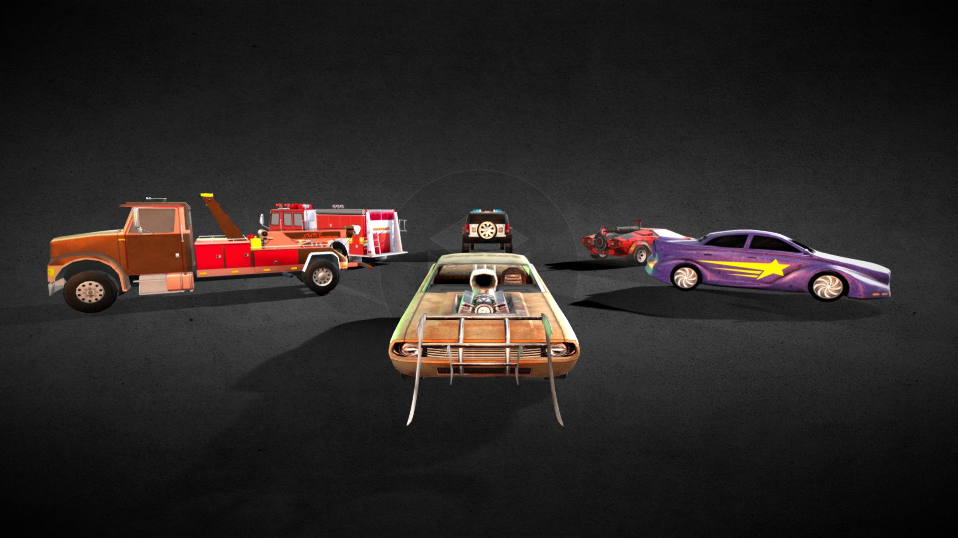 Deadly Race Cars - Download Free 3D model by AlbinoBuffalo_80 ...