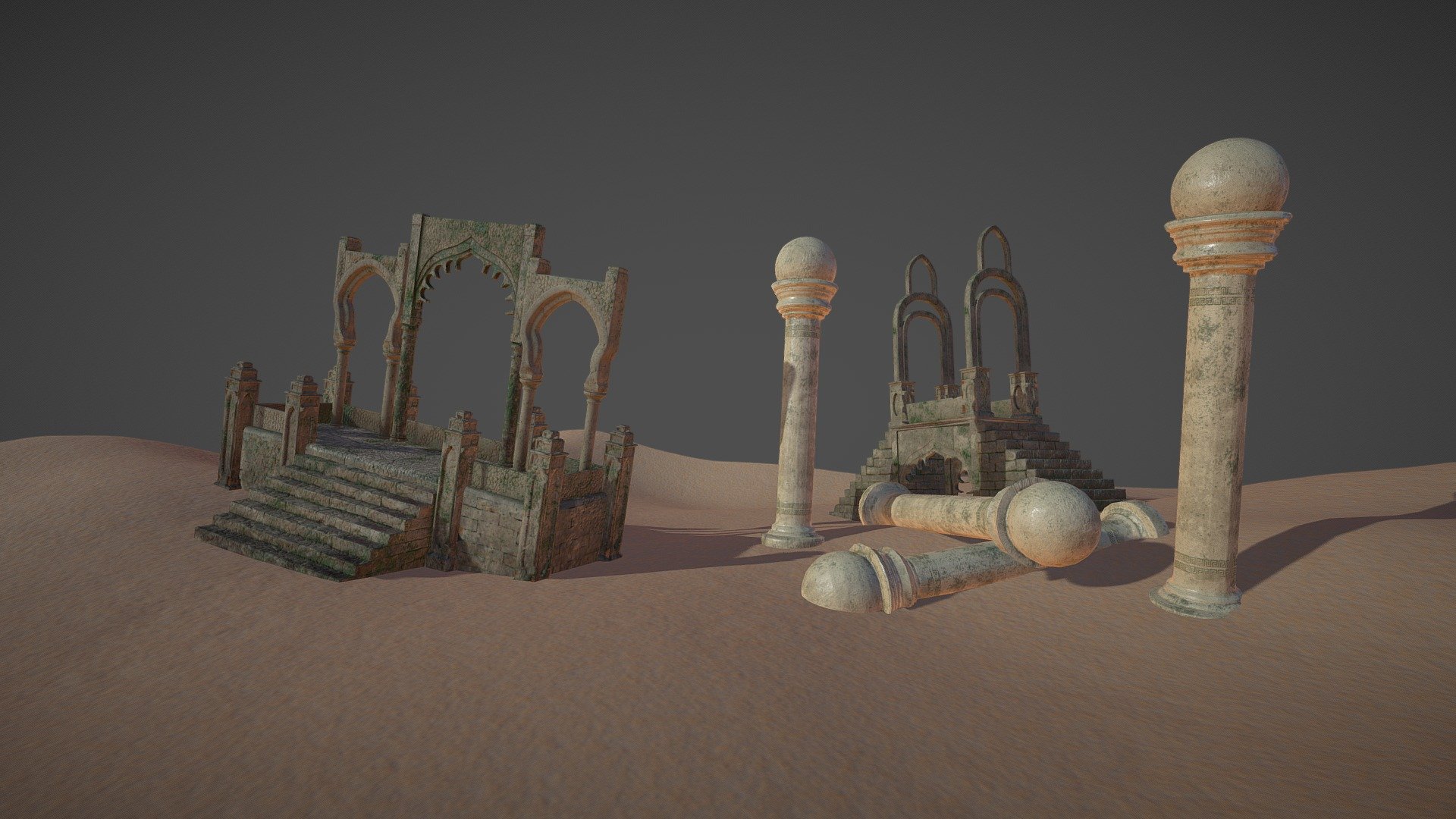 War game buildings - 3D model by Mathieu Grondin (@mgrondin.mg ...