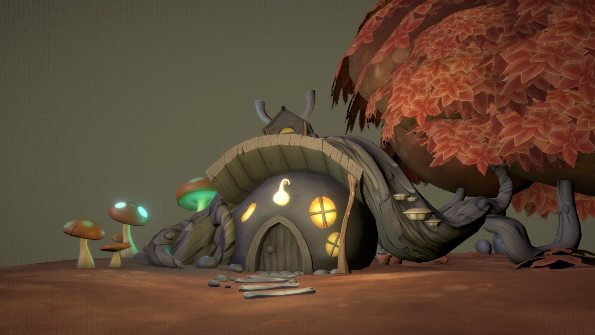 House of the Wizard Beetle - 3D model by axelle_hocquerelle [288cd91 ...