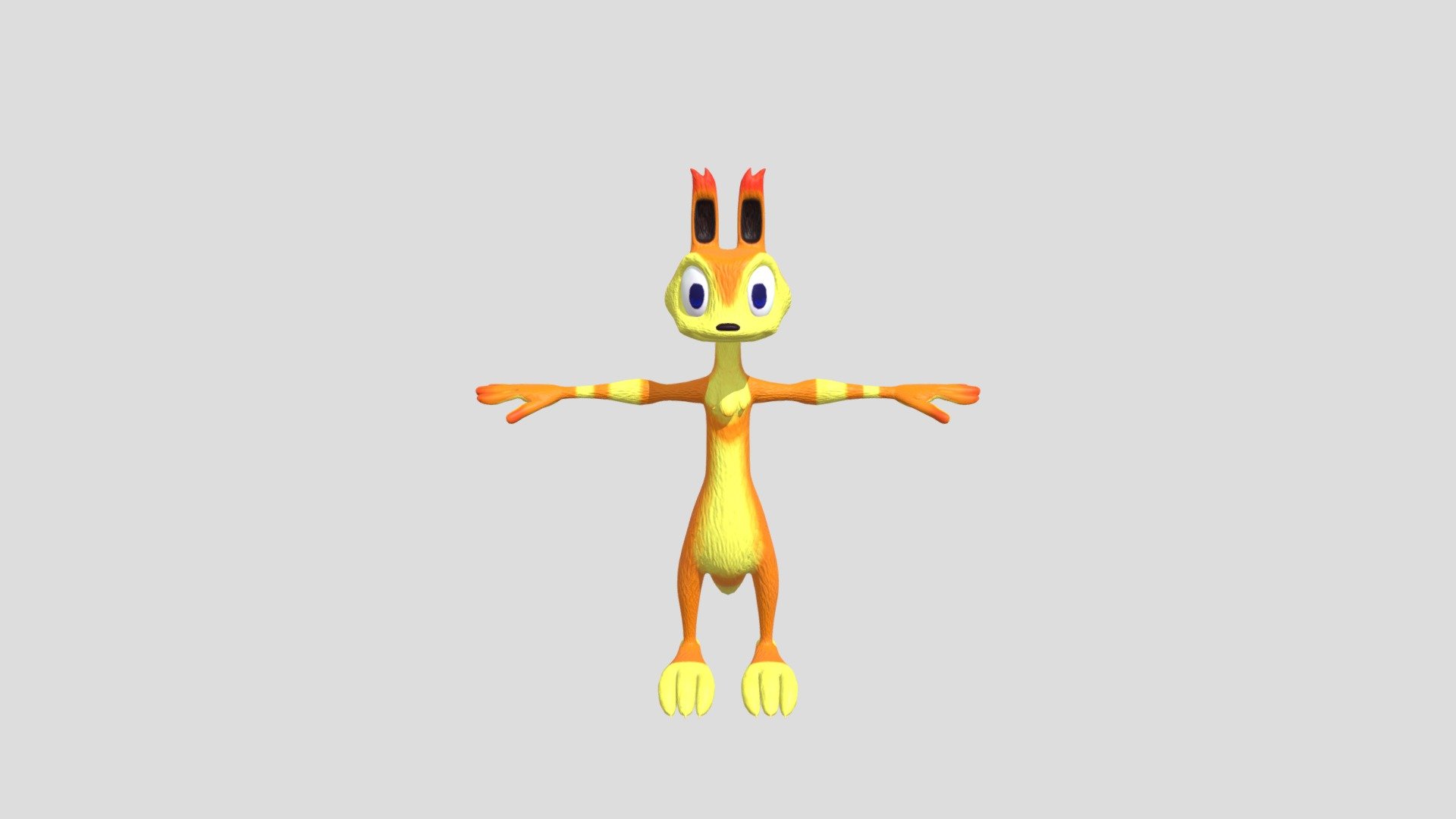 DAXTER_HANDPAINTED - Download Free 3D model by Andrés_Repiso ...