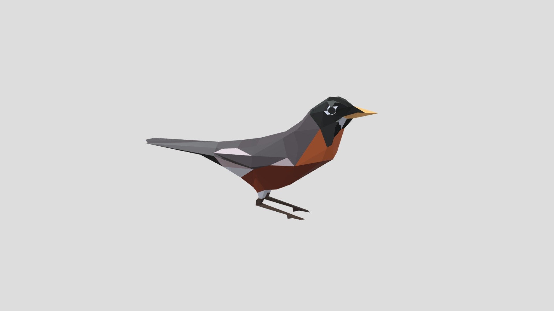 Low Poly American Robin - Download Free 3D model by brysondurham18 ...