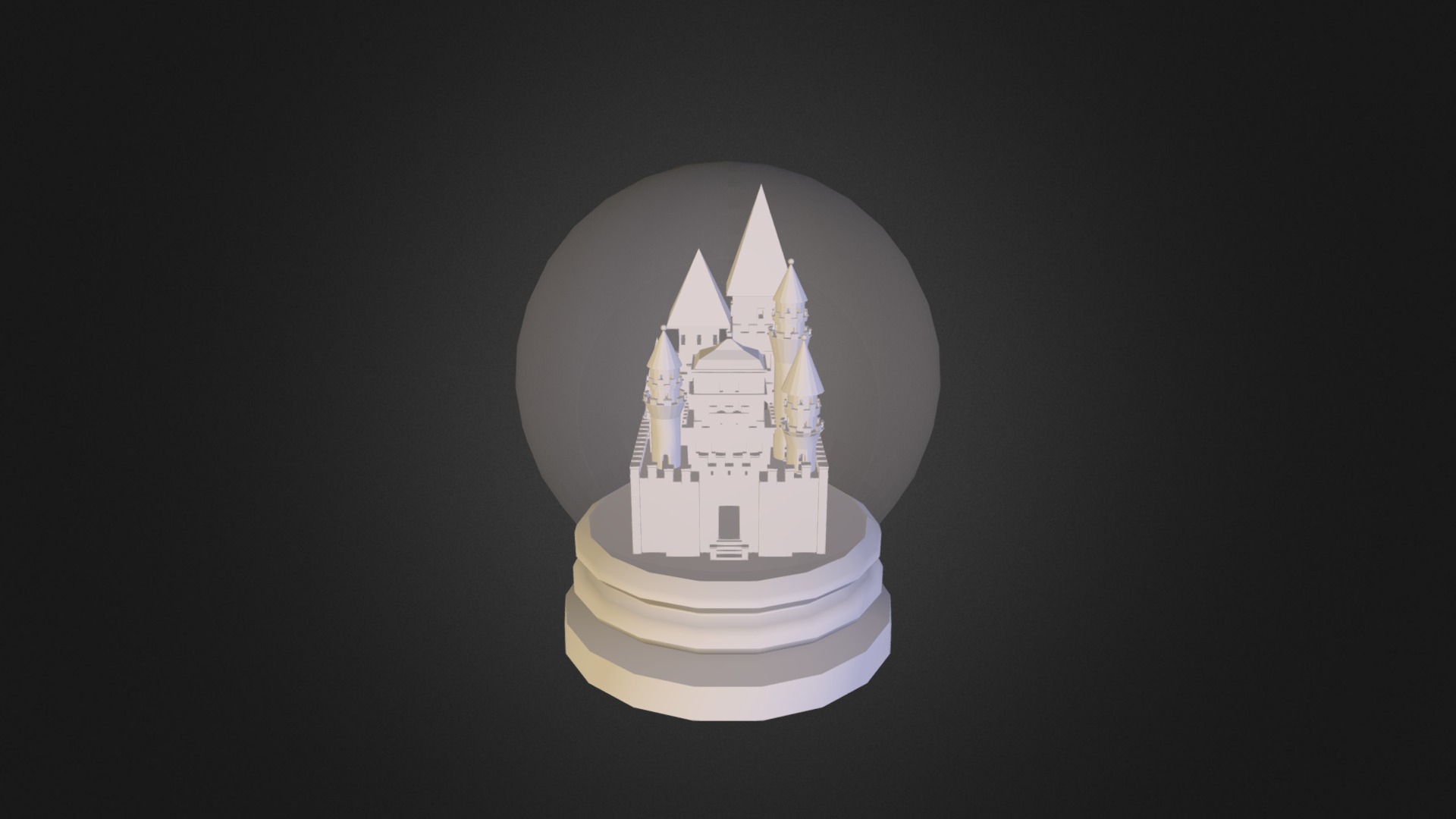 Snow Globe - 3D model by rinci [289080c] - Sketchfab
