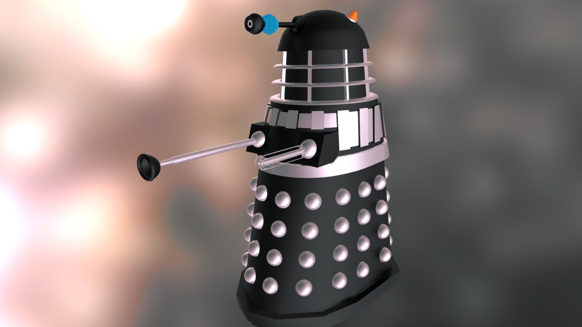 Remembrance Of The Daleks Black Dalek - Download Free 3D model by ...