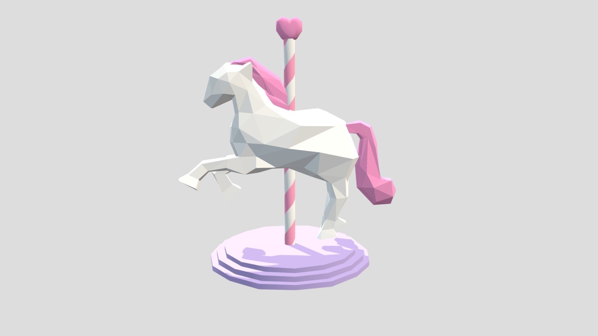 Carousel Horse - 3D model by Yozoh [2891de1] - Sketchfab