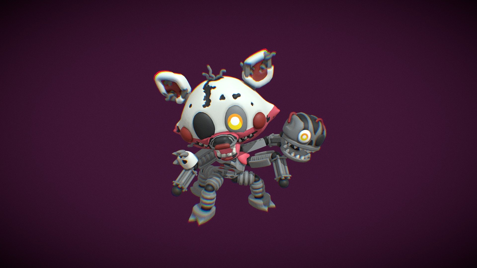 Nightmare Mangle - Download Free 3D model by royalroyaltymodel112 ...