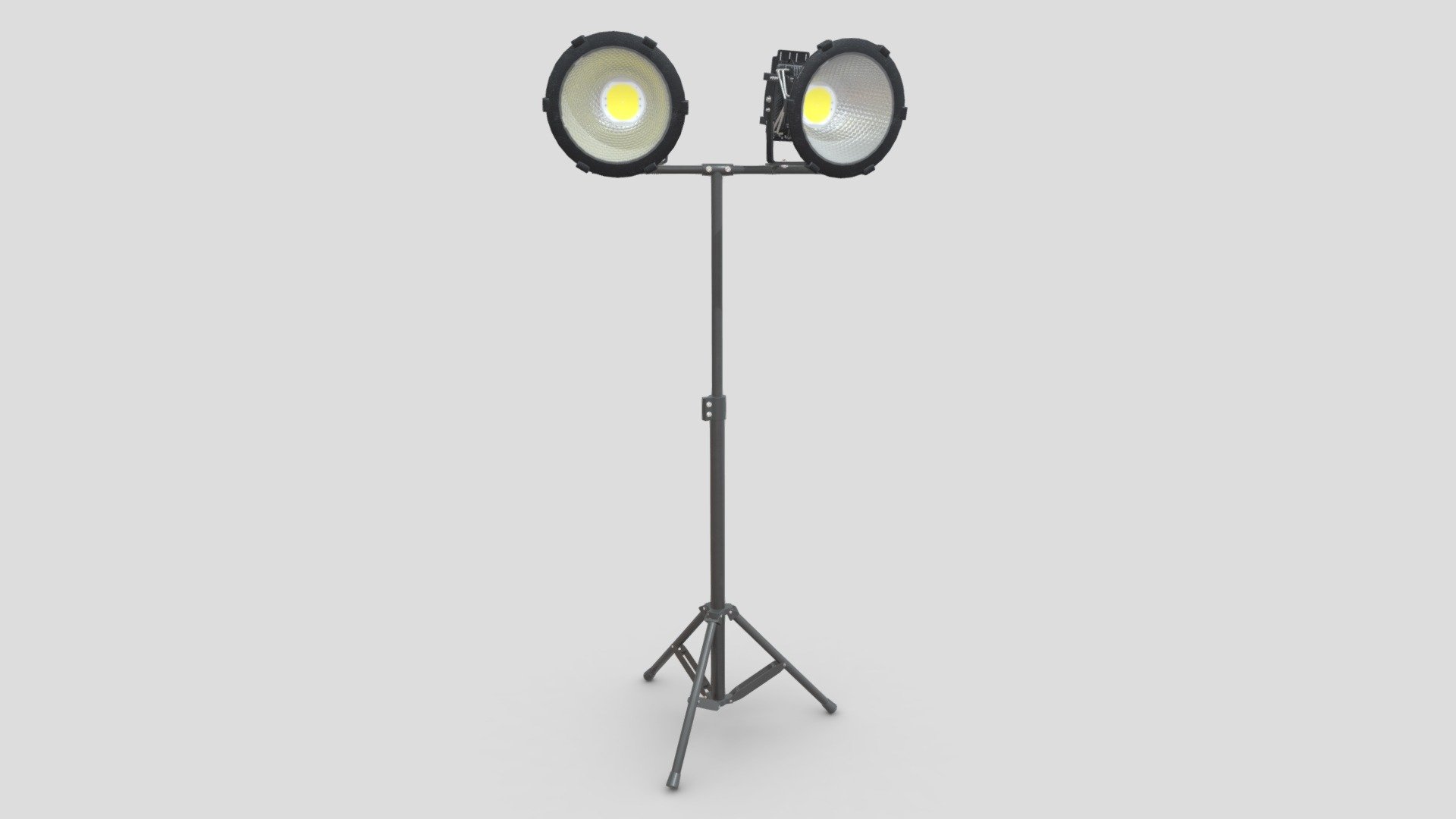 Led Industrial Lighting With Stand - Buy Royalty Free 3D model by ...