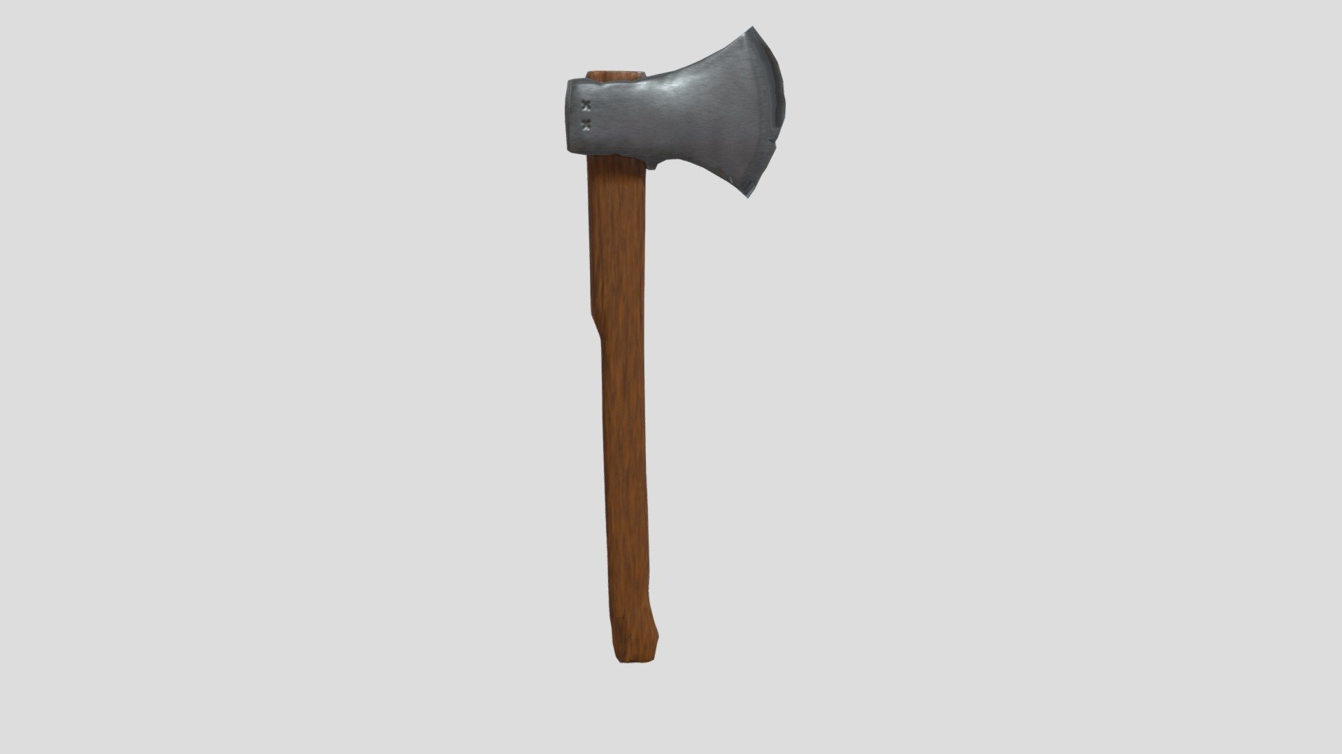 Iron axe with a wooden handle - Download Free 3D model by Small_spider ...