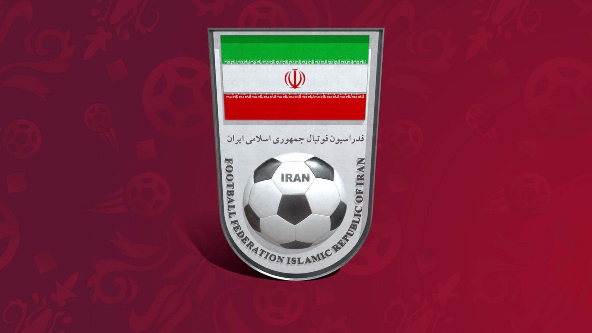 Iran National Team 3D Badge - 3D model by degoverse [2894bef] - Sketchfab