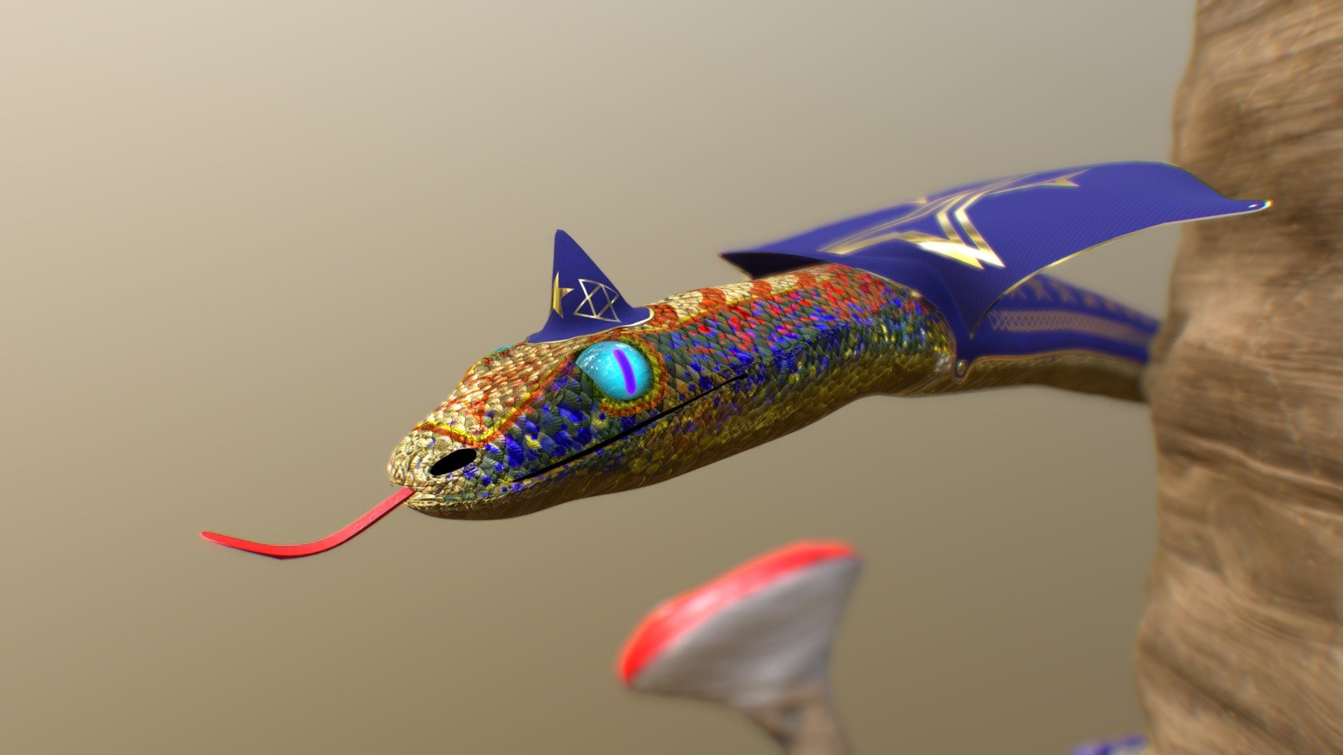 Wizard Snake - 3D model by DMATH [2895ca3] - Sketchfab