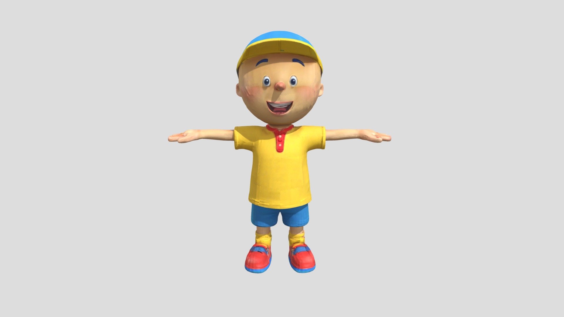 Caillou Cartoon Character - Download Free 3D model by landon141 ...