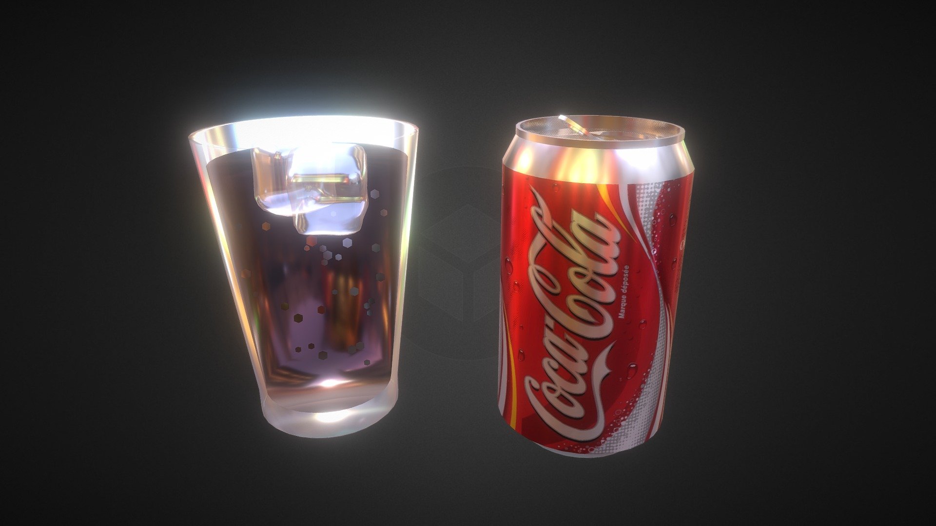 3December - Day 13 - Fizzy Drink - Download Free 3D model by Izzy ...