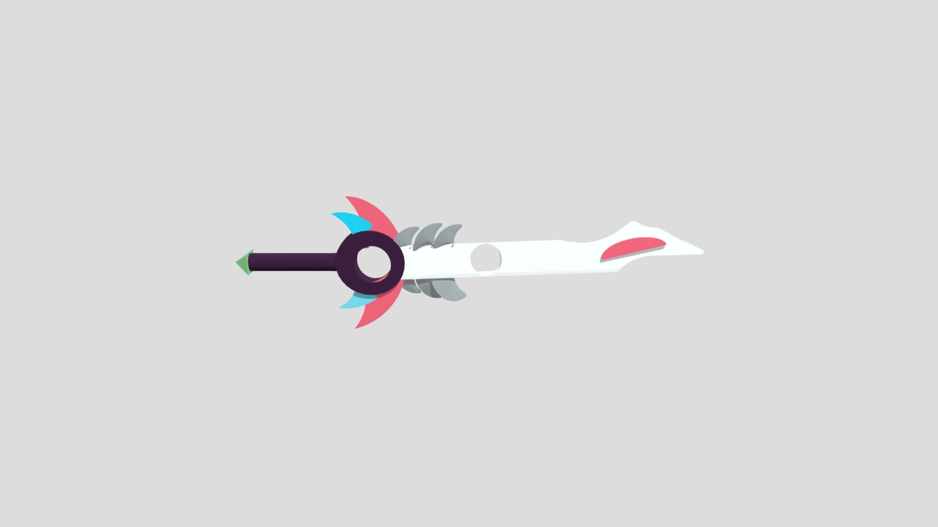 Copy of anime sword - 3D model by bradyn406 [28974ff] - Sketchfab