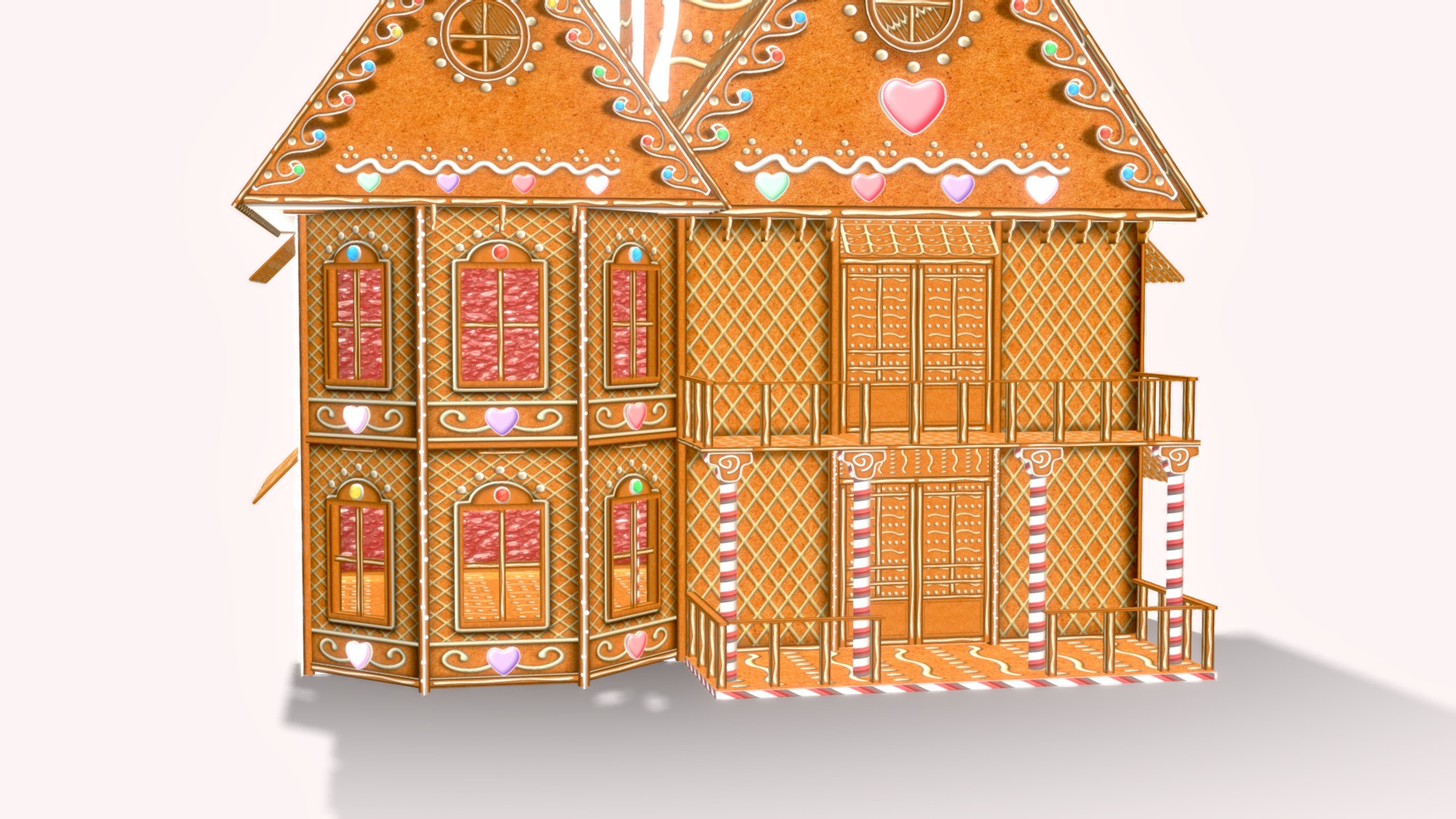 Candy House - Buy Royalty Free 3D model by USERVIBE (@us3rvib3 ...