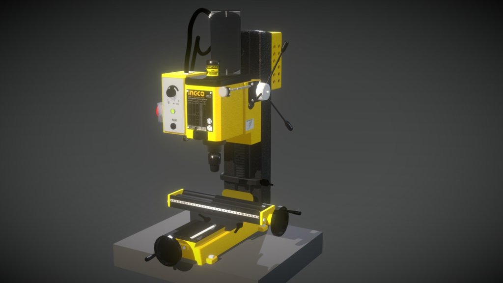 ingco-mill/drill combo - 3D model by djengala [2898eaa] - Sketchfab
