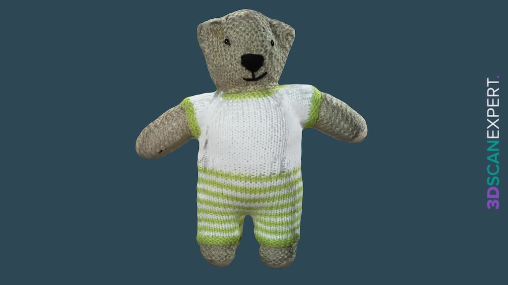 Teddy — 3D Scanning Mascot - A 3D model collection by 3D Scan Expert ...