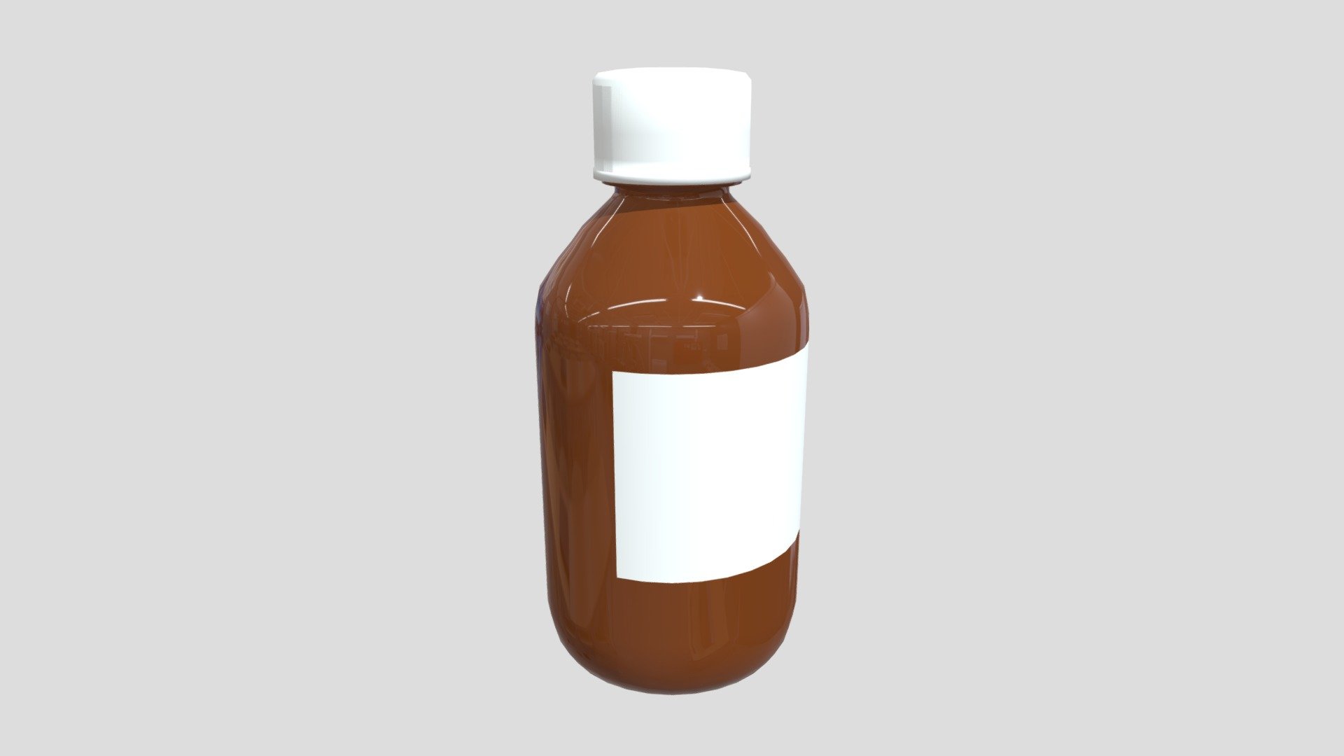 Medicinal Bottle - Download Free 3D model by ImPsyh [2899a1d] - Sketchfab