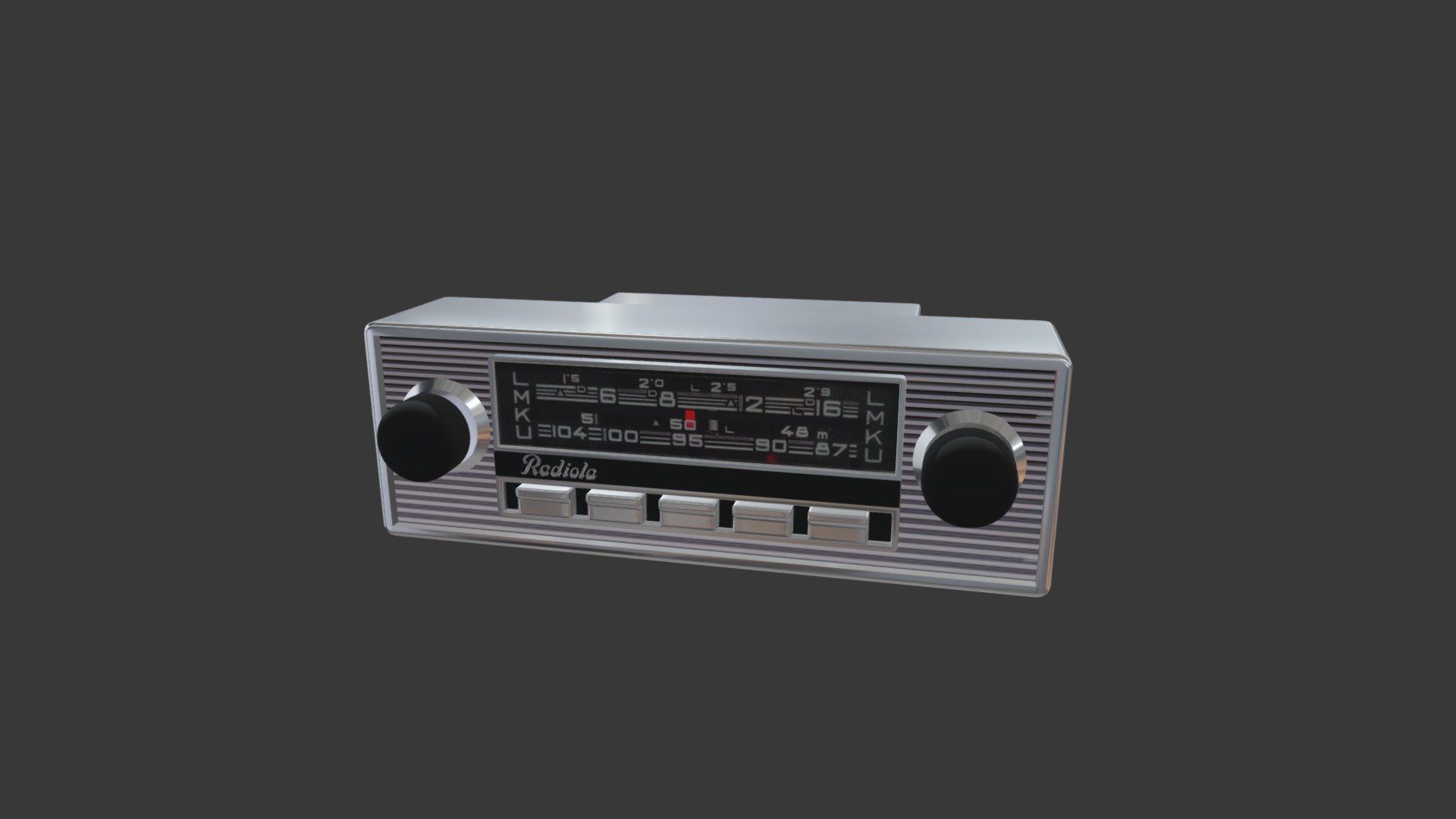 Autoradio, Car radio - Download Free 3D model by Configcars ...