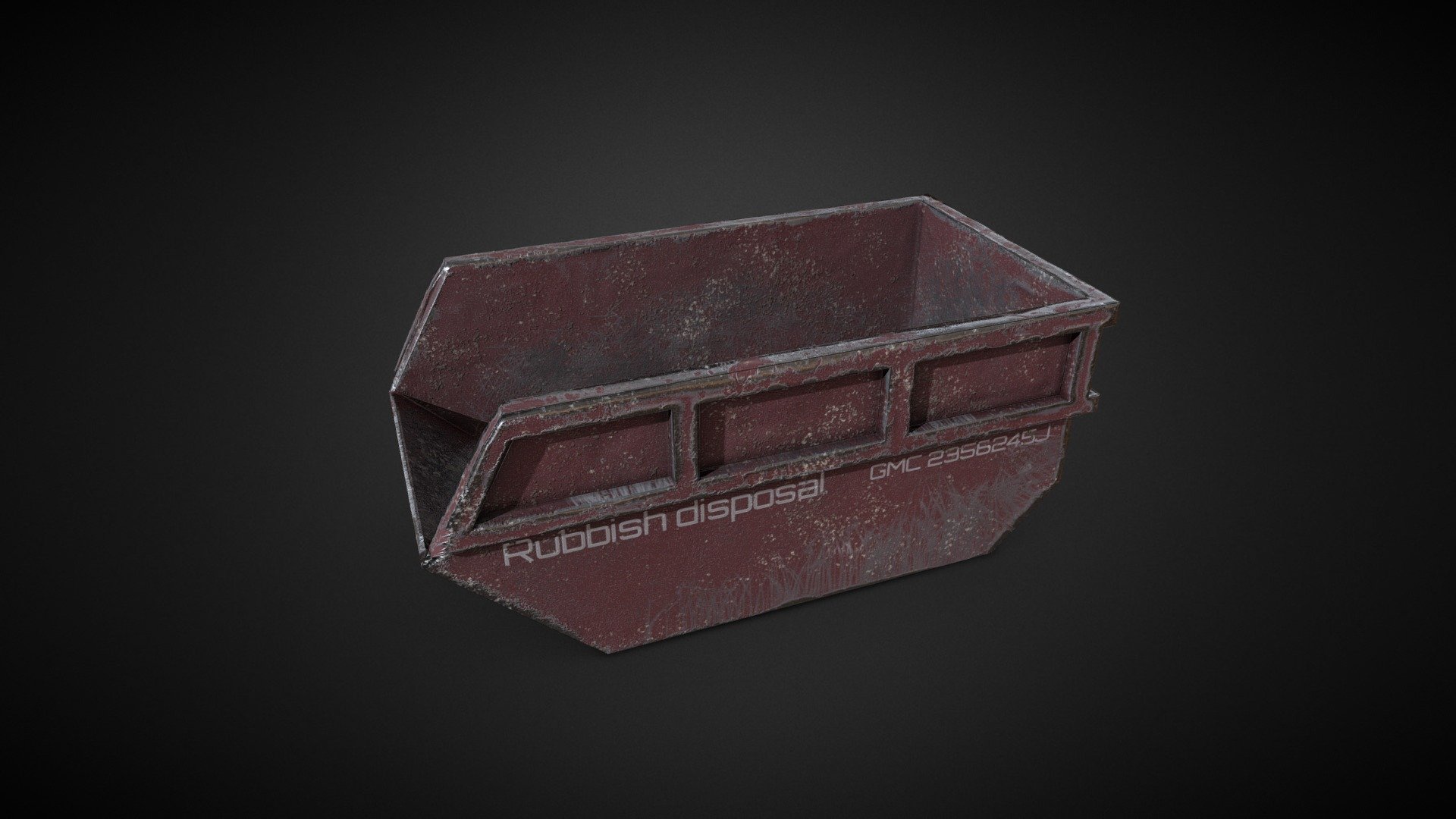 Rubble container - 3D model by KubaZ [289c054] - Sketchfab