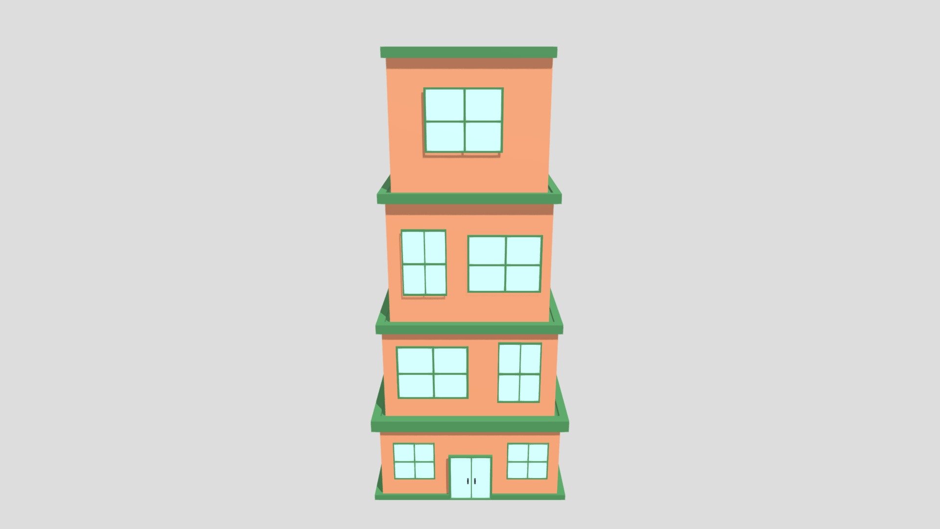 Buildingfourfloors - Download Free 3D model by Alicia (@AliciaVerkaik ...